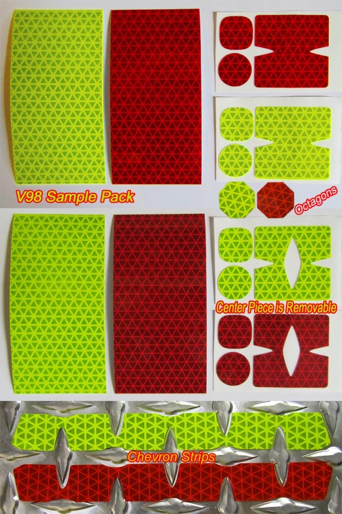 Reflective Dots & Shapes for Diamond Plate - Free Sample Pack - All ...
